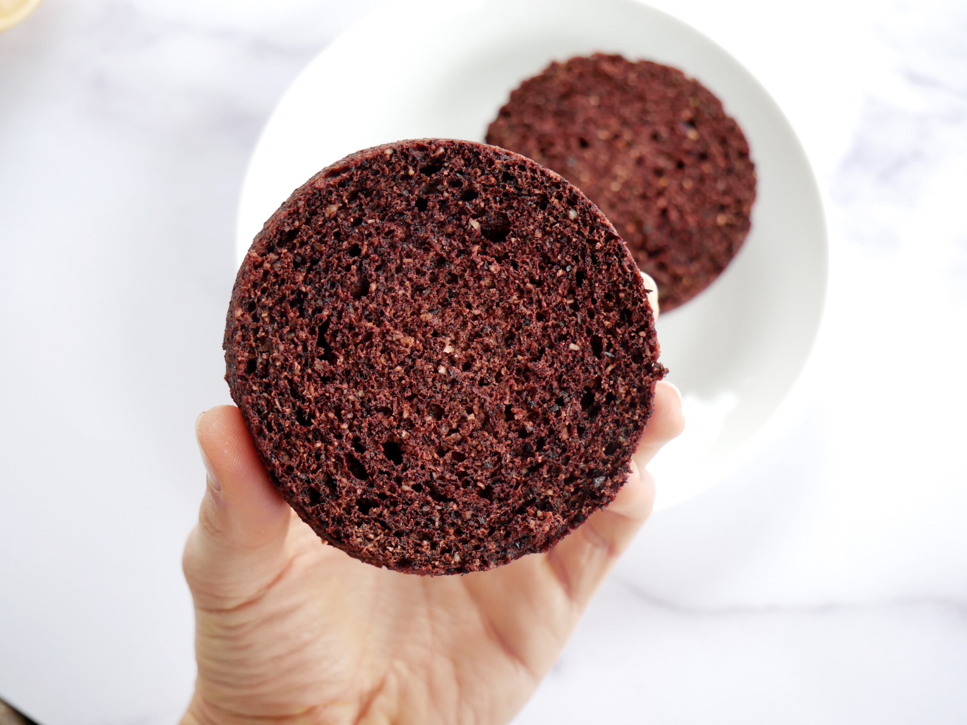 SCD Microwave Walnut Flour Hamburger Buns - Wholesomely Hannah